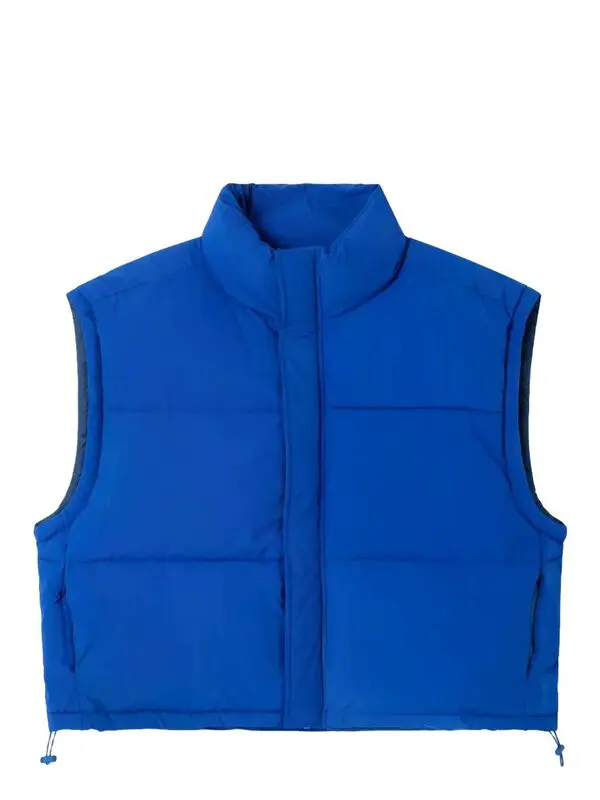 American Vintage Rofy Puffer Gilet - Blue