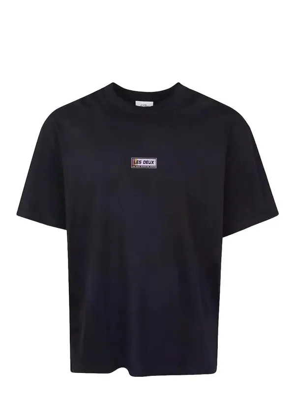 LES DEUX Patch T-shirt - Black