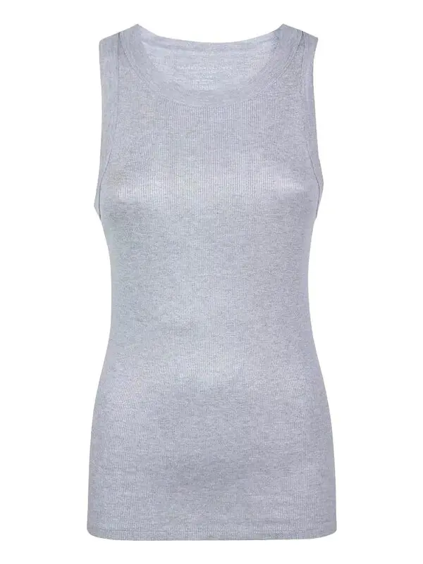 Majestic Filatures Ribbed Knit Tank Top - Grey