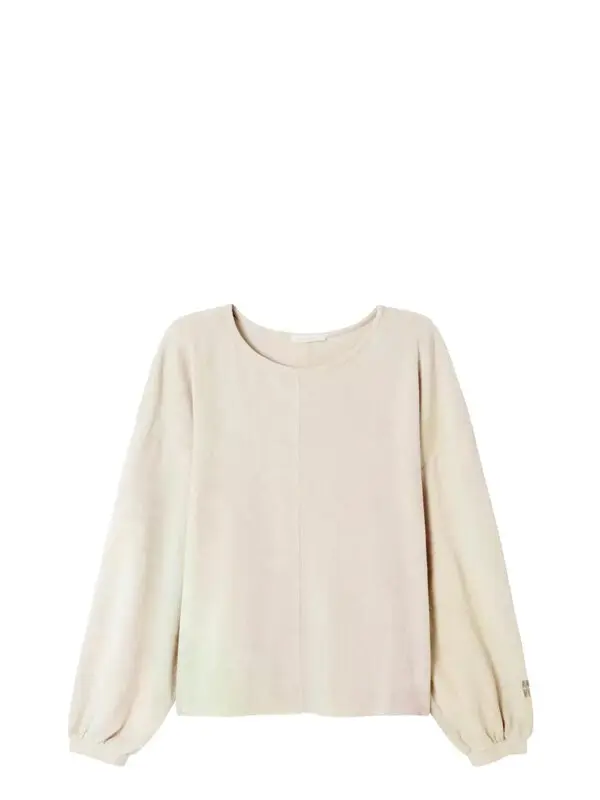 American Vintage Long-sleeved Cotton Sweatshirt - Neutrals