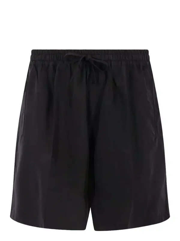 UMIT BENAN Drawstring Pocketed Deck Shorts - Black