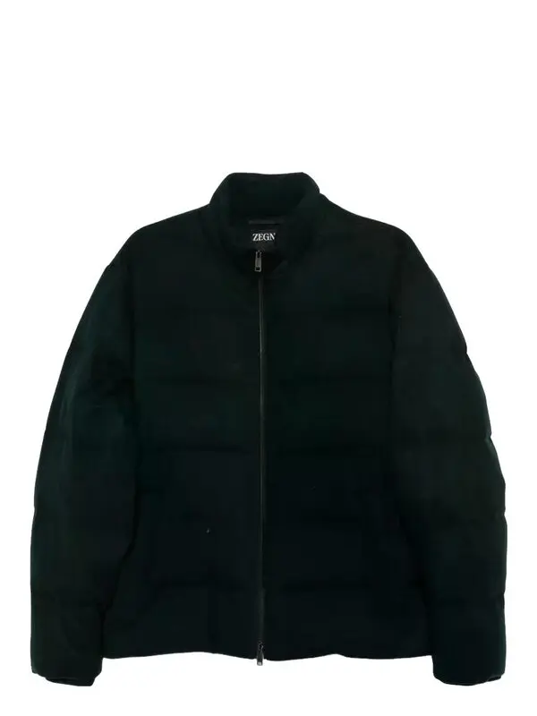 Zegna Zip-fastening Long-sleeve Jacket - Green