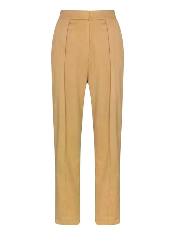 Matériel Pleated Wide-leg Trousers - Neutrals