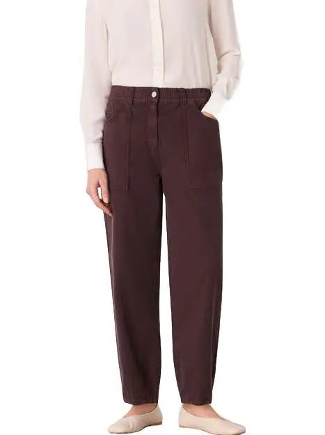 Whistles Tessa Casual Trousers - Brown