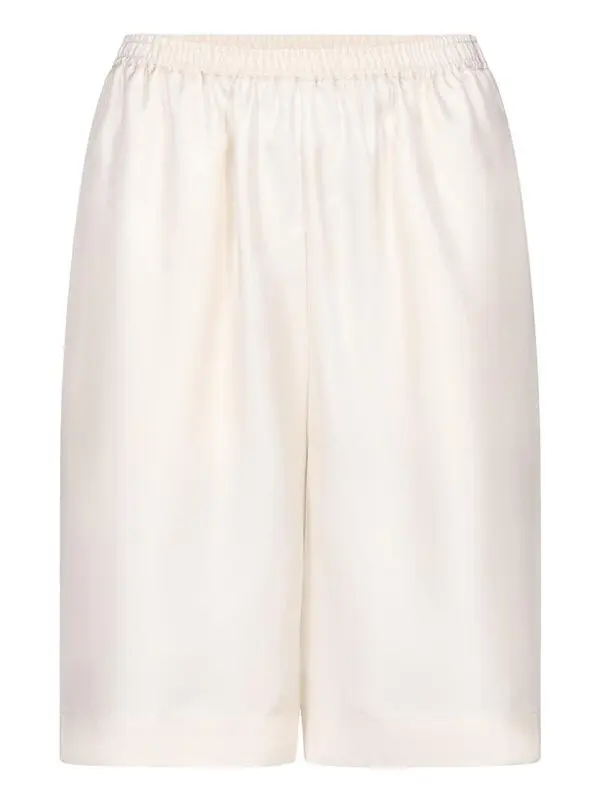 Loulou De Saison Zinia Loose Fit Shorts - Ivory