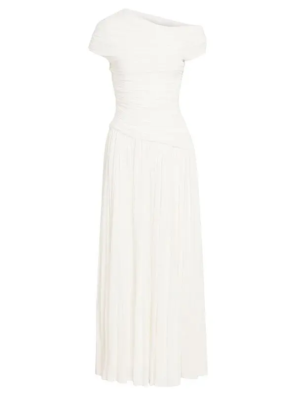 Simkhai Rhiannon One-shoulder Maxi Dress - White