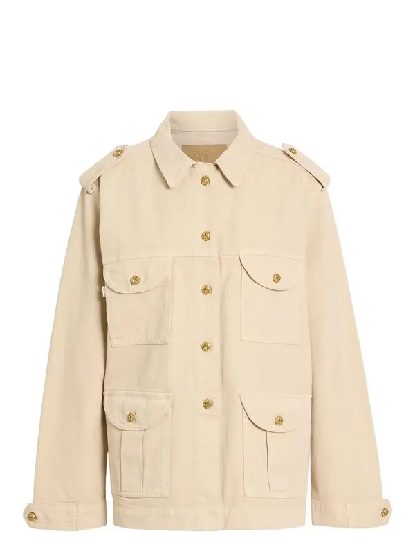 BLAZÉ MILANO Sahariana Cotton-twill Jacket - Beige