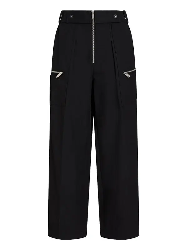 3.1 Phillip Lim Cotton-blend Cargo Pants - Black