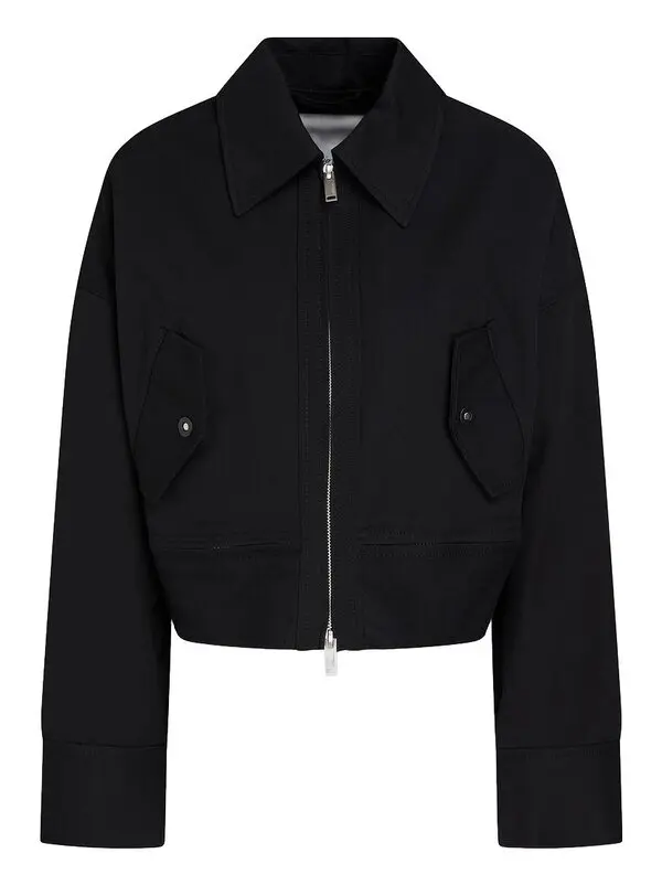 3.1 Phillip Lim Cotton-blend Jacket - Black