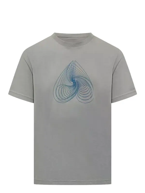 Moose Knuckles Graphic-print T-shirt - Grey