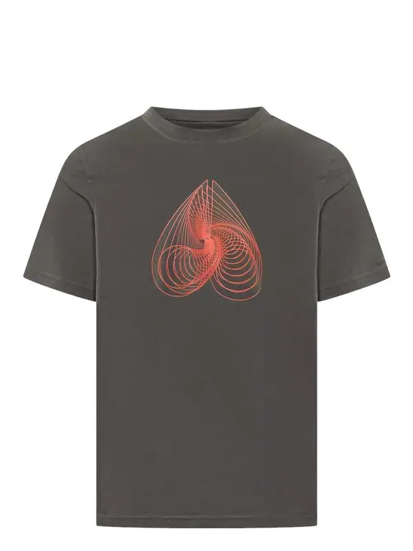 Moose Knuckles Graphic-print T-shirt - Grey
