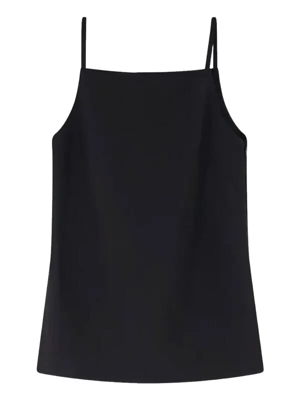 R2W Square-neck Sleeveless Top - Black
