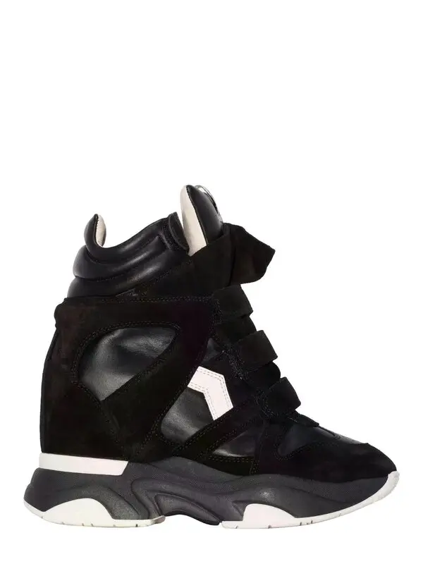 Isabel Marant Étoile Balksee Wedge Sneakers - Black