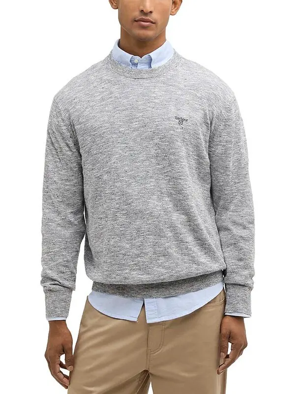 Barbour Flaxby Crewneck Sweater - Navy