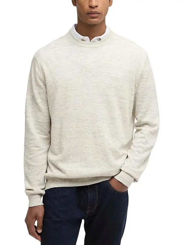 Barbour Flaxby Crewneck Sweater - Neutral