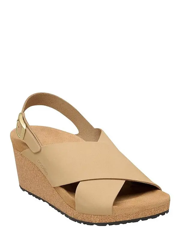BIRKENSTOCK Samira Wedge Sandals - Sandcastle