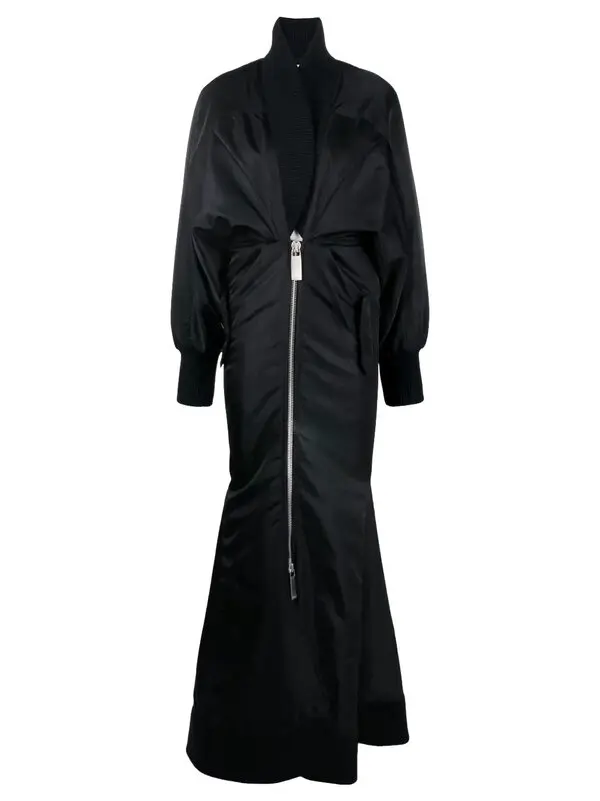 Off-White Padded Mermaid Jacket Dress - Black