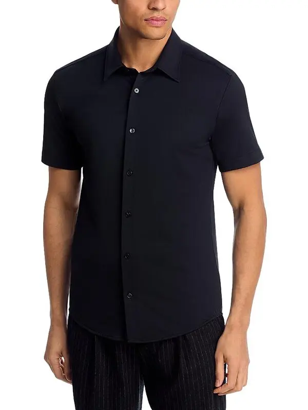 BOSS P-roan Short Sleeve Shirt - Black