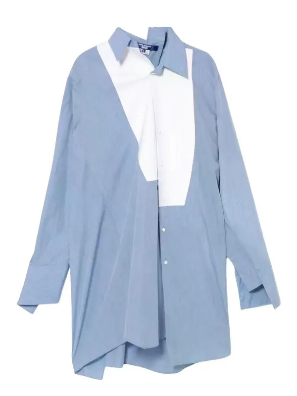 Junya Watanabe Colour-patch Shirt - Blue