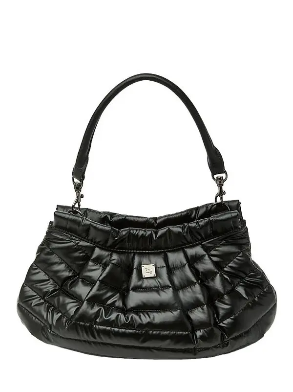 THINK ROYLN Dynasty Puffed Shoulder Bag - Pearl Black