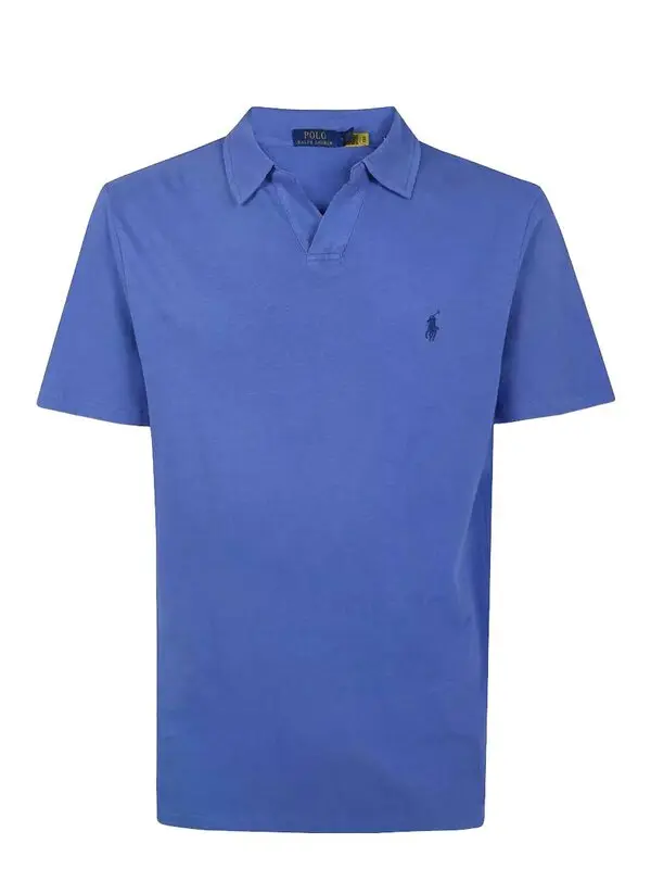 Polo Ralph Lauren Embroidered-logo Polo Shirt - Blue