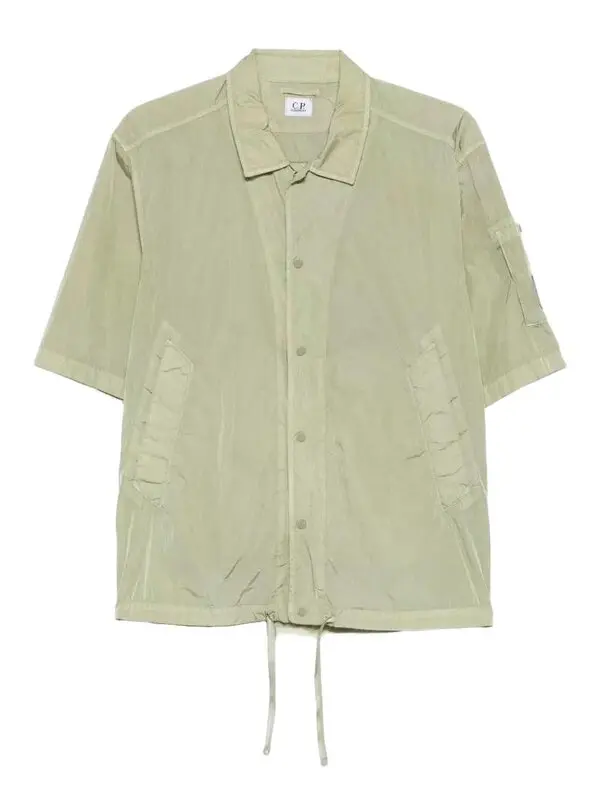 C.P. COMPANY Chrome-r Drawstring Shirt - Green