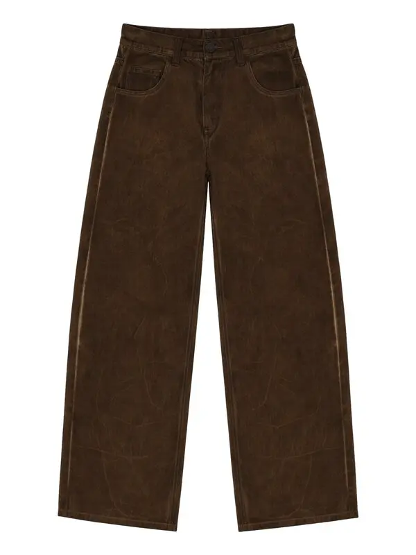UMA WANG Phyllis Wide Leg Pants - Brown