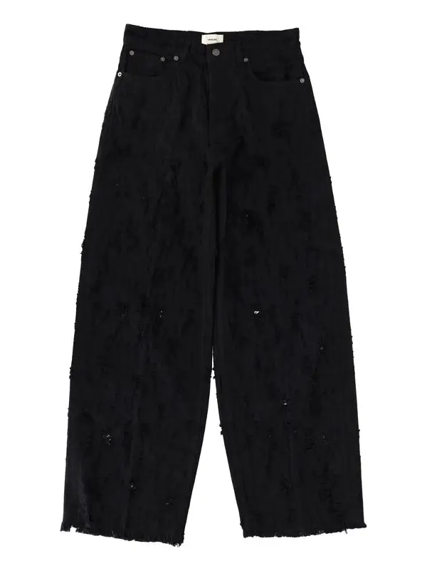 HAIKURE Bethany Bull Destroy Jeans - Black
