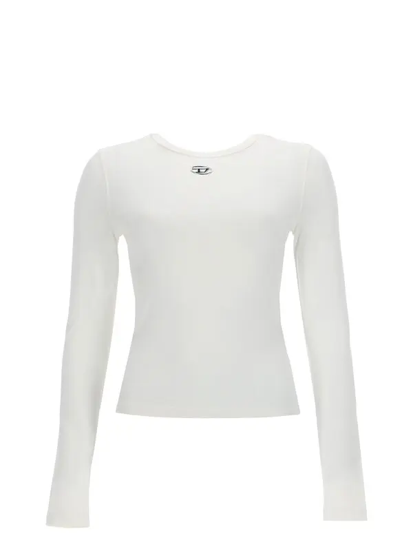 DIESEL® T-uncutieslong-ls-od Top - White