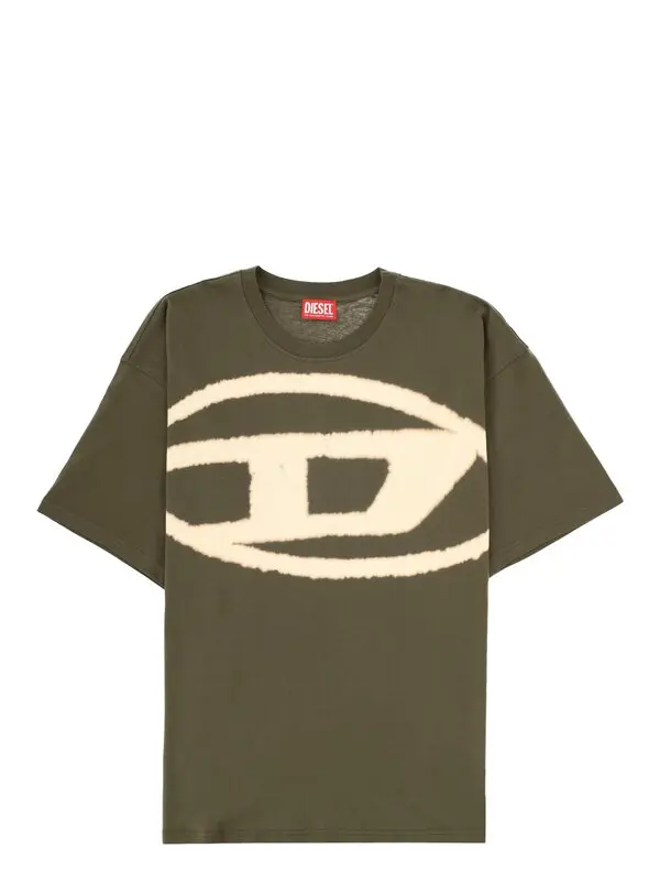 DIESEL® T-shirt "t-boxt-bleach - Green