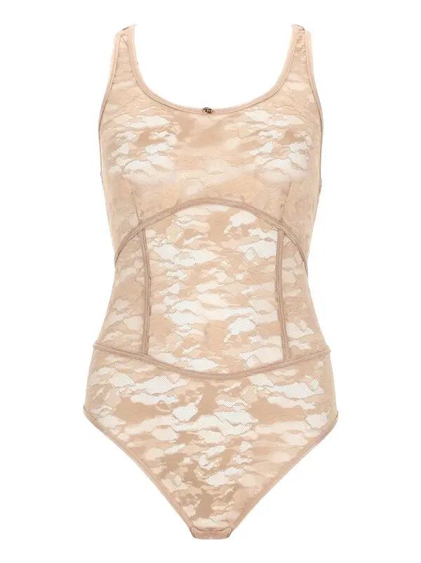 DIESEL® Slim Fit Bodysuit - Nude