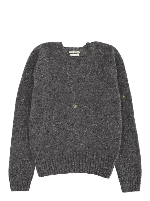 JW Anderson Embroidered Jersey - Charcoal