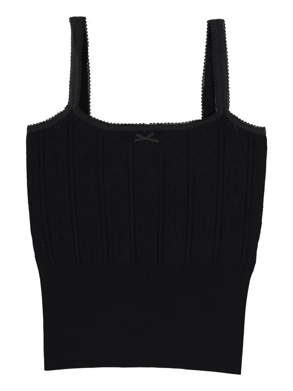 JW Anderson Top With Bow Detail - Black