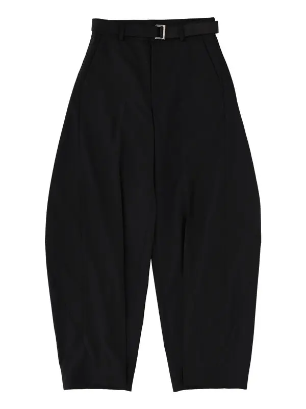 Sacai Belted Trousers - Black