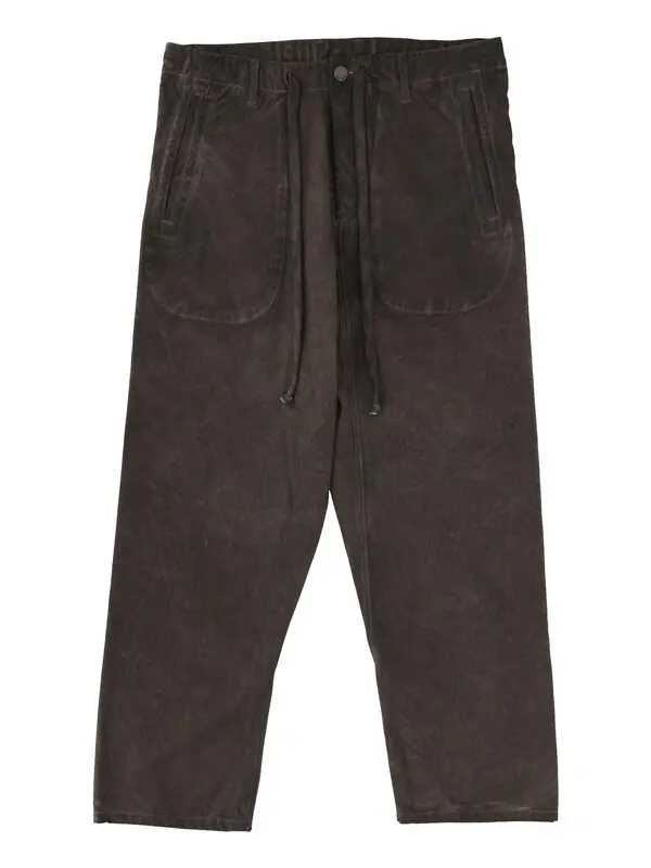 UMA WANG Drawstring Pants - Grey