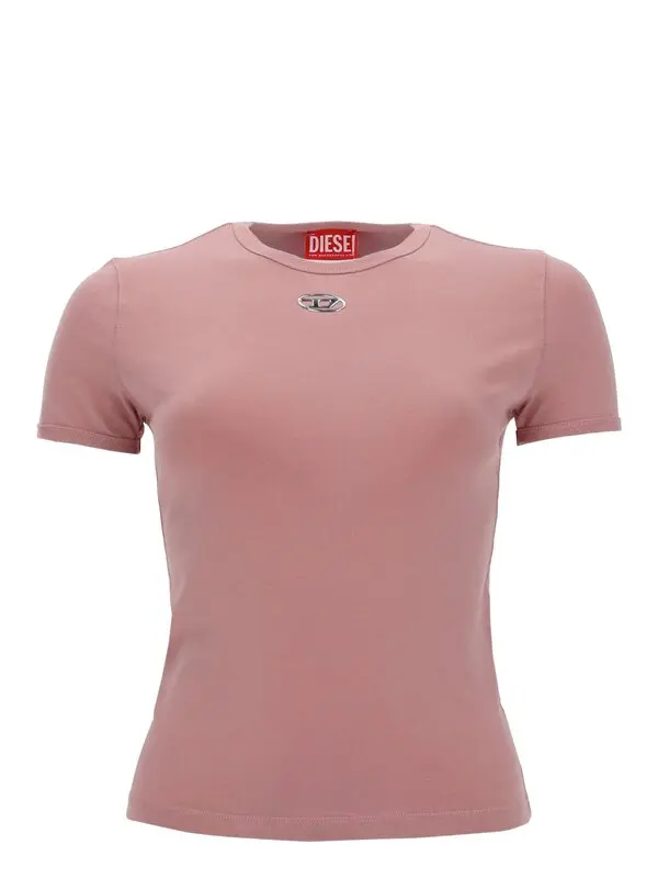 DIESEL® T-uncutieslong-od T-shirt - Pink