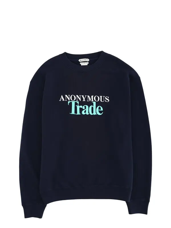 JW Anderson Anonymous Trade Sweatshirt - Blue