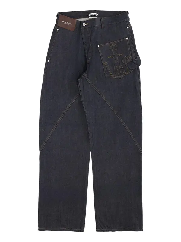 JW Anderson Twisted Workwear Jeans - Blue