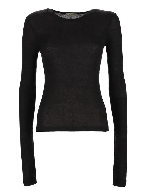 JW Anderson Long-sleeved T-shirt - Charcoal