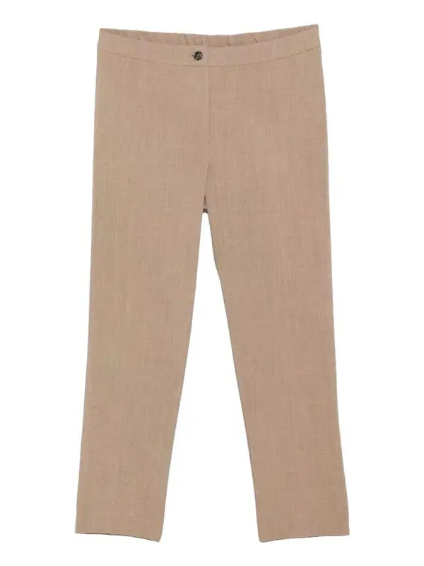 Marina Rinaldi Button-fastening Trousers - Neutrals