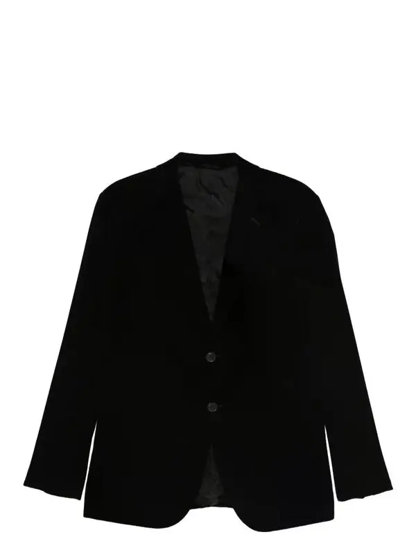 Giorgio Armani Single-breasted Blazer - Black