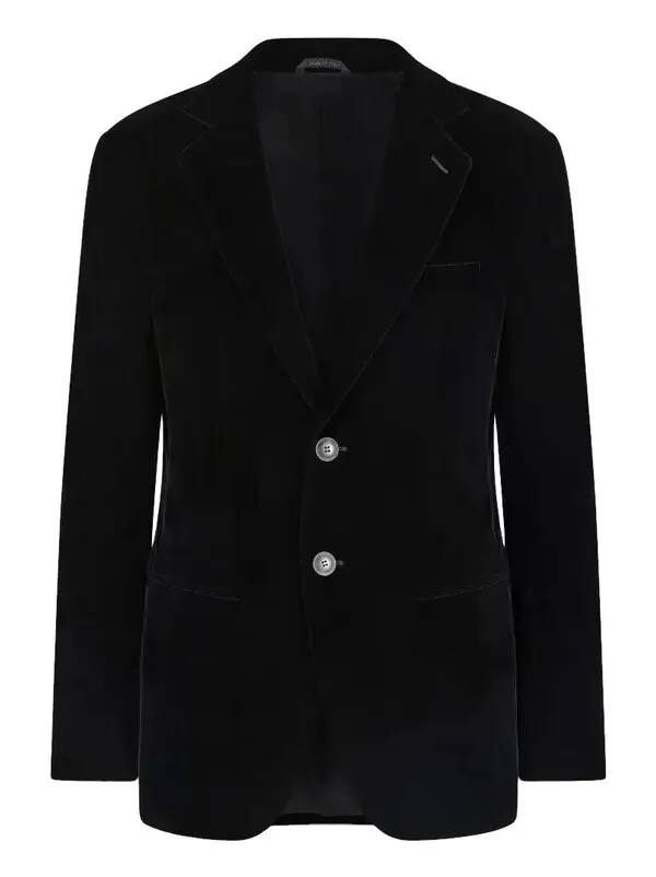 Giorgio Armani Single-breasted Blazer - Black