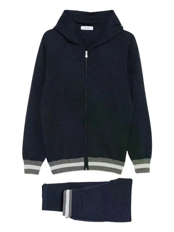 GRAN SASSO Hooded Zip Tracksuit - Blue