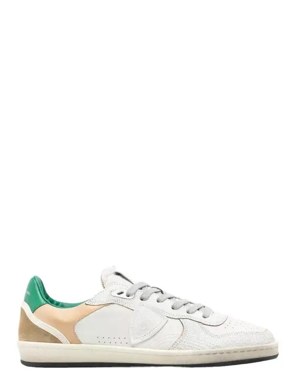 Philippe Model Perforated Leather Sneakers - White