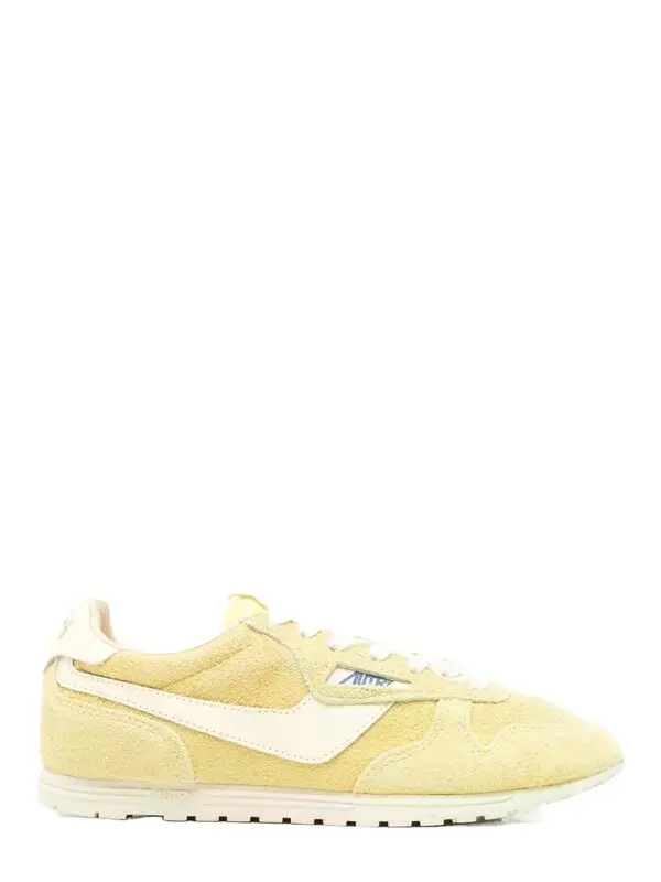 AUTRY Windspin Lace-up Sneakers - Yellow