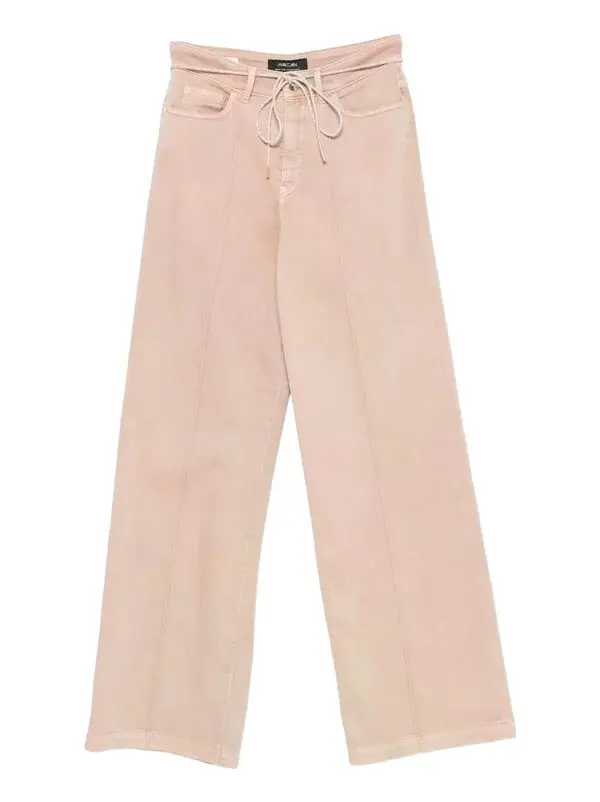 MARCCAIN Rhinestone-cord Wide Leg Jeans - Neutrals