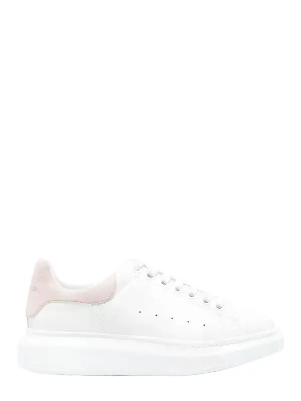 Alexander McQueen Oversized Leather Sneakers - White