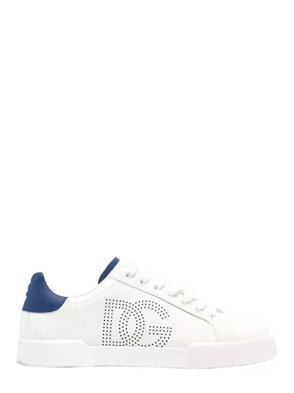 Dolce & Gabbana Leather Sneakers - White