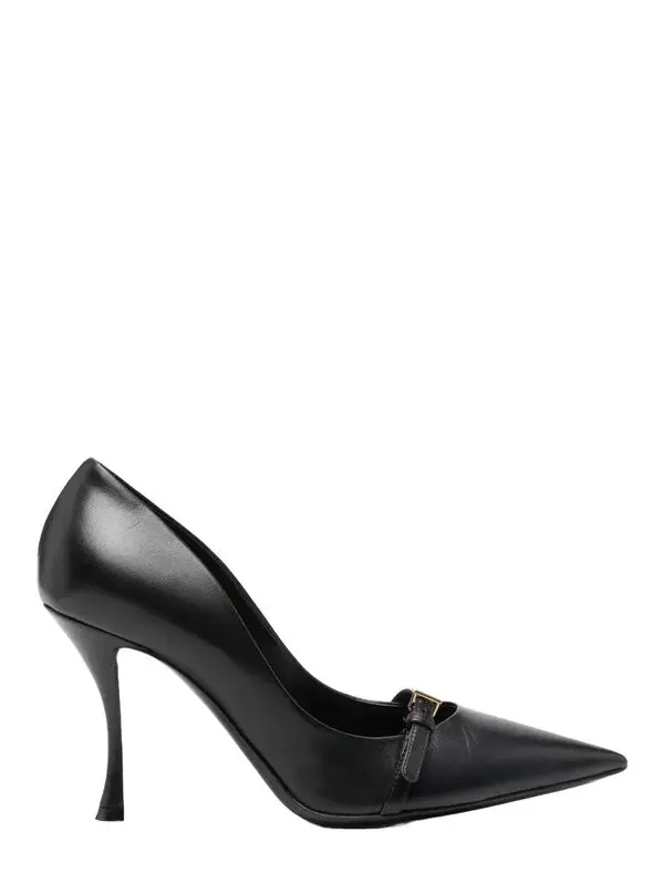 Dolce & Gabbana 90mm Leather Pointed-toe Pumps - Black