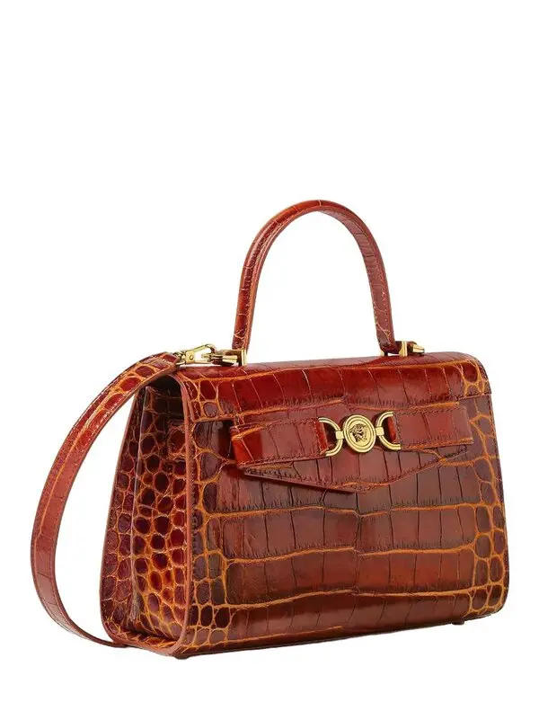 Versace Top-handle Tote Bag - Brown